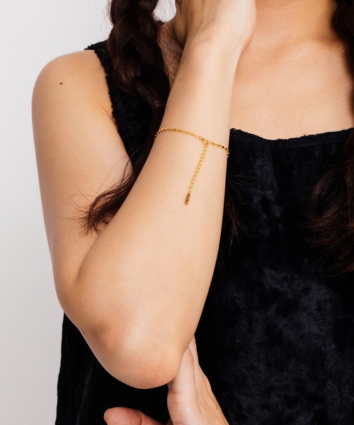 whim（ウィム）の「【NEW】Square Chain Braceret-シルバー925チェーンブレスレット-（ブレスレット）」 - WEAR