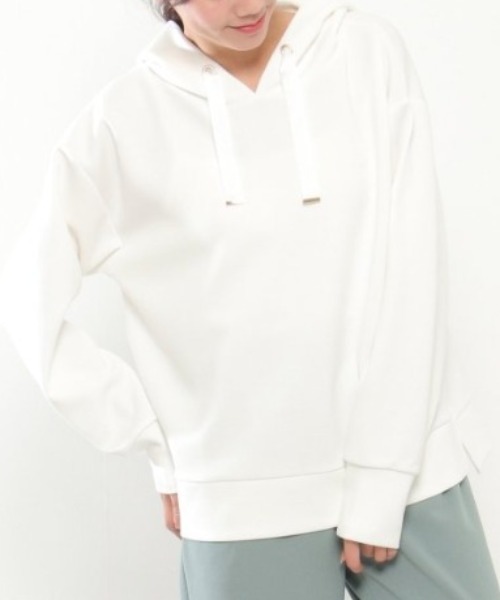 ikka（イッカ）の「GOKU楽 ダンボールニットフードパーカー（パーカー）」 - WEAR