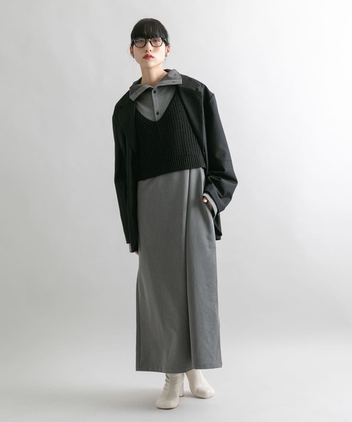 KBF（ケイビーエフ）の「ニットビスチェSETワンピース（ワンピース）」 - WEAR