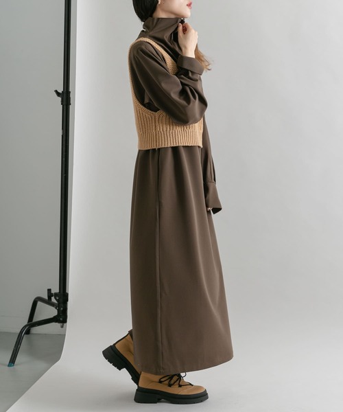 KBF（ケイビーエフ）の「ニットビスチェSETワンピース（ワンピース）」 - WEAR