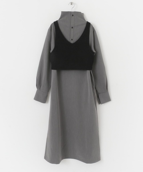 KBF（ケイビーエフ）の「ニットビスチェSETワンピース（ワンピース）」 - WEAR