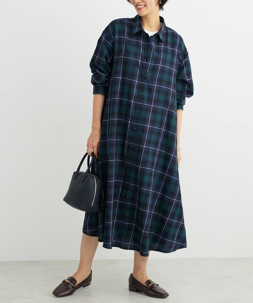 【ブランド古着】【chocol raffine robe】シャツワンピース（シャツワンピース）｜Green Parks（グリーンパークス）の ...