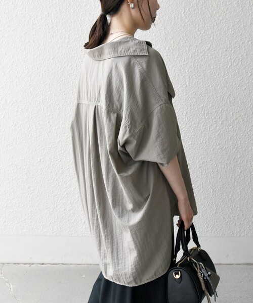 SHIPS any:〈多機能/洗濯機可能〉ナイロン タスラン ポケット ビッグ