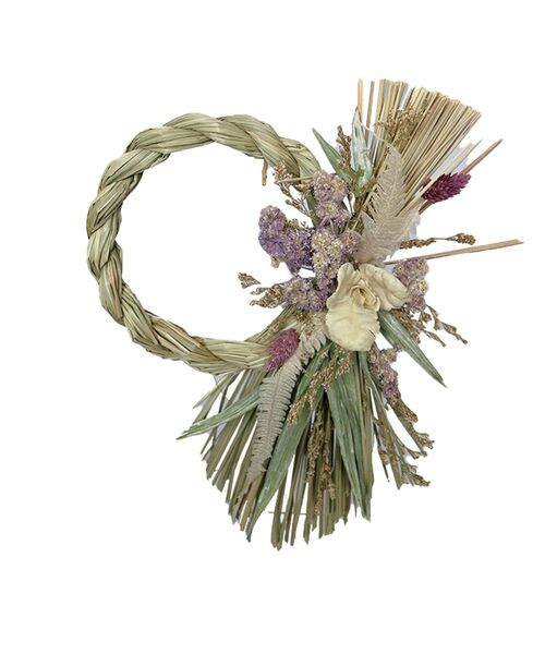 I.D.E.A international（イデアインターナショナル）の「Dry Flower Shimenawa Ring M 2020 ...