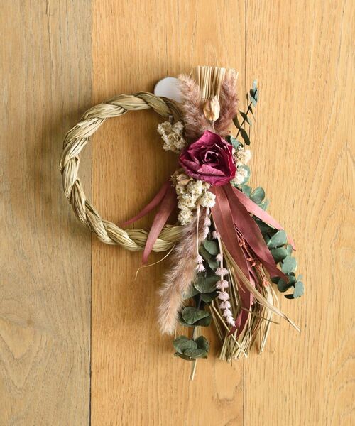 I.D.E.A international（イデアインターナショナル）の「Dry Flower Shimenawa Ring M 2020 ...