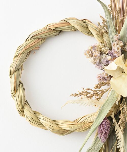 I.D.E.A international（イデアインターナショナル）の「Dry Flower Shimenawa Ring M 2020 ...