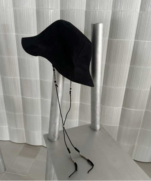 AMERI（アメリ）の「MEDI BEADS STRING STRAW HAT（ハット）」 - WEAR