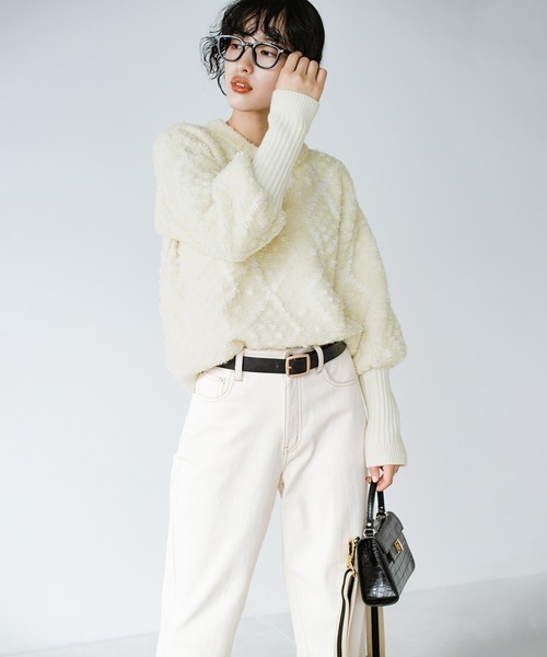 haco!（ハコ）の「TGORのポコポコふわふわもこもこの編み地に魅せられて 想いが通じるプルオーバーニット TGOR for haco ...