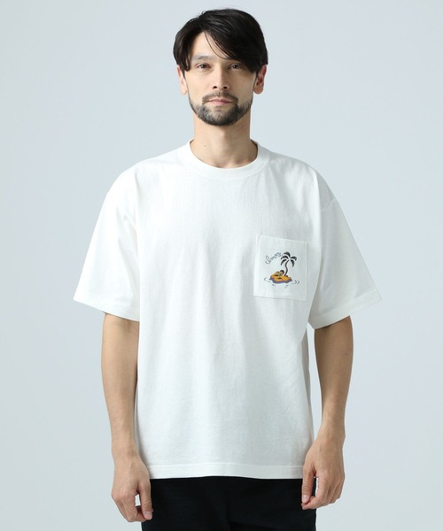 BAYFLOW（ベイフロー）の「【Peach×BAYFLOW】スーベニアTEE（Tシャツ/カットソー）」 - WEAR