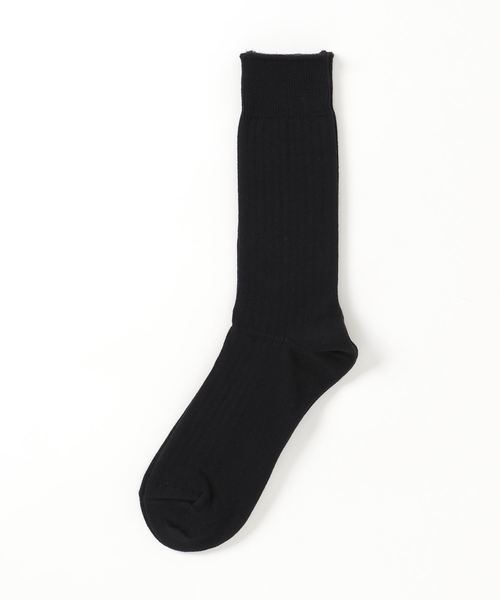 HARUSAKU（ハルサク）の「HARUSAKU Mens PLAIN RIB SOCKS:ハルサク メンズ プレーン リブソックス（ソックス/靴下）」 - WEAR