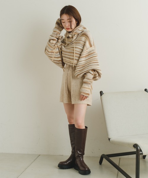 Kastane（カスタネ）の「【2022AWカタログ掲載アイテム/SETアイテム】マルチボーダーニット3pieceセット（ニット/セーター）」 - WEAR