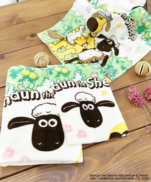 【公式】ハンドタオル2枚組 ひつじのショーン ガーデン（ハンカチ/ハンドタオル）｜ひつじのショーン（ヒツジノショーン）のファッション通販 ...