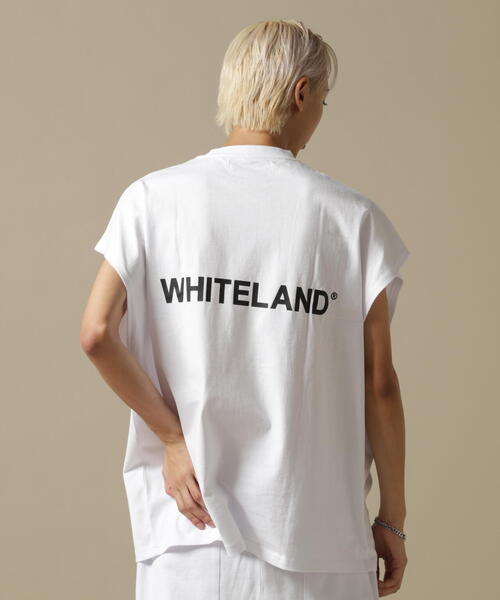 【セール】【WEB&DEPOT限定】/WHITELAND/ホワイトランド/OWL/LOGO NS/ロゴ ノースリーブ（Tシャツ/カットソー ...