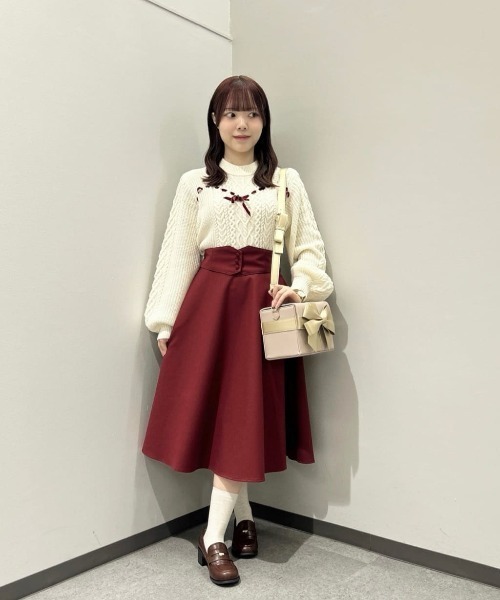 フィント（FINT）/【3サイズ展開あり】コルセットベルト2wayフレアースカート セール】【3サイズ展開】コルセットベルト2wayフレアースカート/fint