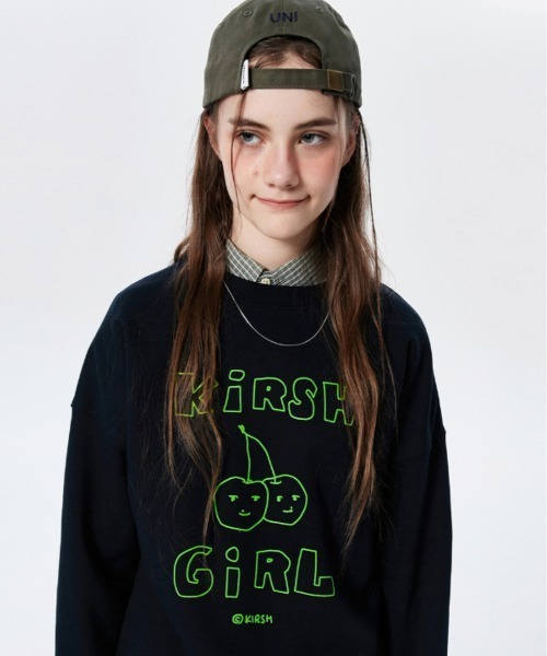 KIRSH（キルシー）の「『KIRSH/キルシー』KIRSH GIRL HANDWRITING SWEATSHIRT/キルシーガール ハンド ...