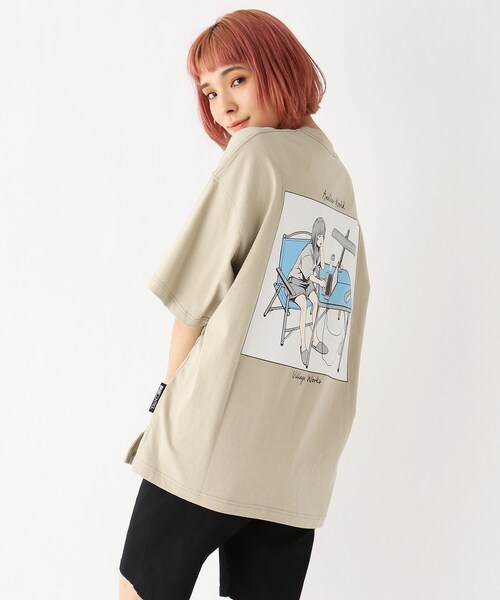 BASECONTROL（ベースコントロール）の「 イラストレーター Mar 限定 バックプリント半袖Tシャツ（Tシャツ/カットソー）」 - WEAR