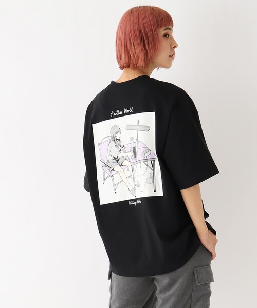 BASECONTROL（ベースコントロール）の「 イラストレーター Mar 限定 バックプリント半袖Tシャツ（Tシャツ/カットソー）」 - WEAR