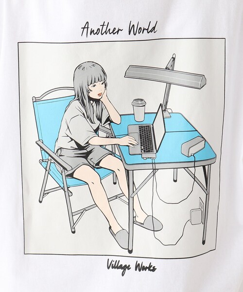 BASECONTROL（ベースコントロール）の「 イラストレーター Mar 限定 バックプリント半袖Tシャツ（Tシャツ/カットソー）」 - WEAR