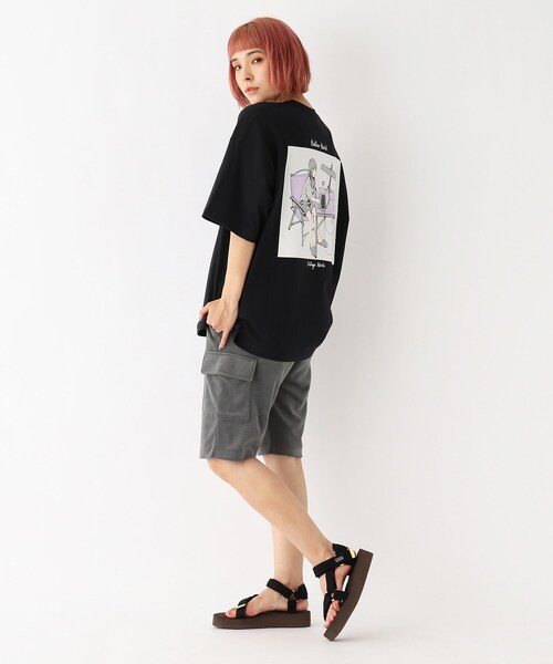 BASECONTROL（ベースコントロール）の「 イラストレーター Mar 限定 バックプリント半袖Tシャツ（Tシャツ/カットソー）」 - WEAR