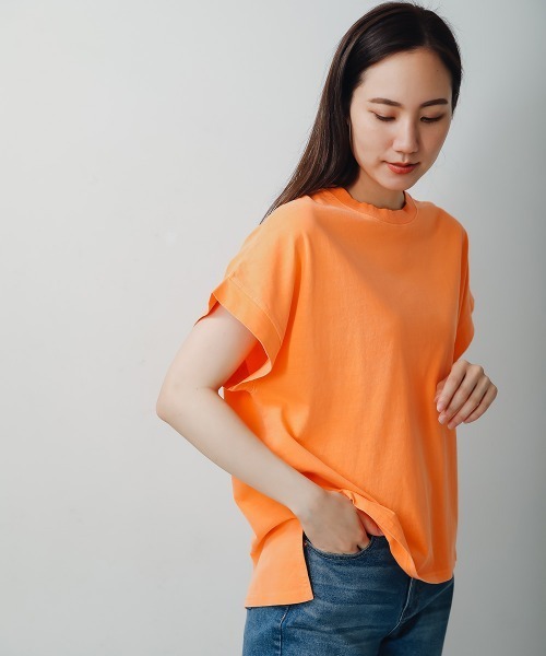 LUPILIEN（ルピリアン）の「天竺編みピグメントフレンチトップス（Tシャツ/カットソー）」 - WEAR