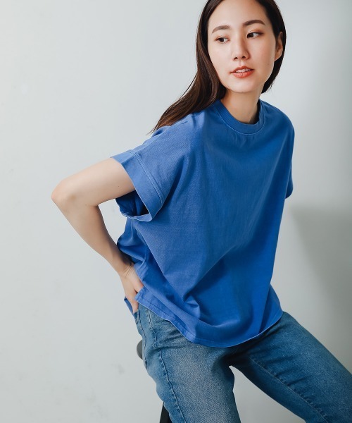 LUPILIEN（ルピリアン）の「天竺編みピグメントフレンチトップス（Tシャツ/カットソー）」 - WEAR