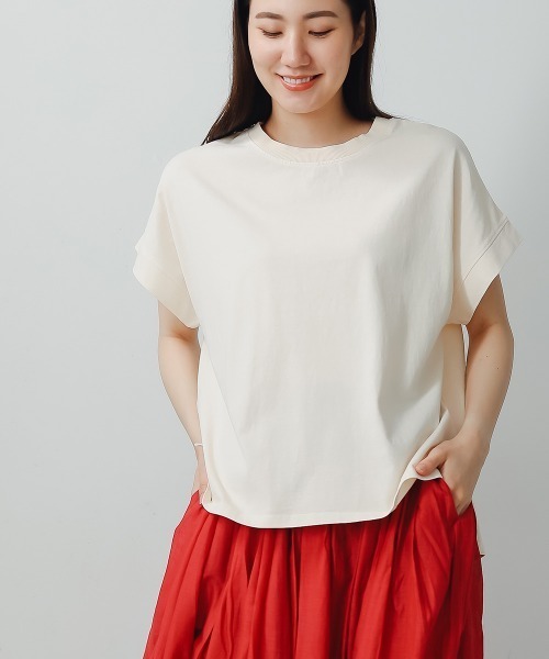 LUPILIEN（ルピリアン）の「天竺編みピグメントフレンチトップス（Tシャツ/カットソー）」 - WEAR