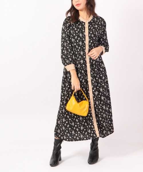 Quelle Chance（ケルシャンス）の「Quelle chance プリント配色ワンピース（シャツワンピース）」 - WEAR