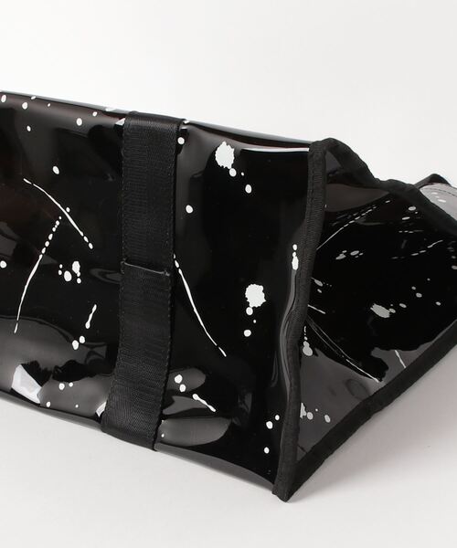 KiU（キウ）の「KiU/キウ PVC クリアバッグ ビッグトートバッグ スプラッシュブラック K334-135（トートバッグ）」 - WEAR