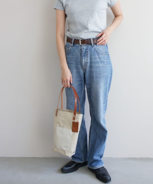 タイドウェイ（TIDEWAY）/NYLON LEATHER POCKET TOTE NYLON LEATHER POCKET TOTE（トートバッグ）｜TIDEWAY（タイドウェイ