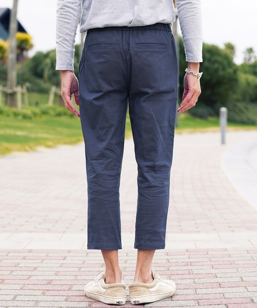 roshell（ロシェル）の「1タック綿麻ストレッチイージーアンクルスラックス（スラックス）」 - WEAR