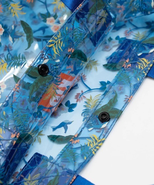 KiU（キウ）の「KiU/キウ PVC クリアバッグ ハンドトートバッグ スプラッシュブラック K335-135（トートバッグ）」 - WEAR