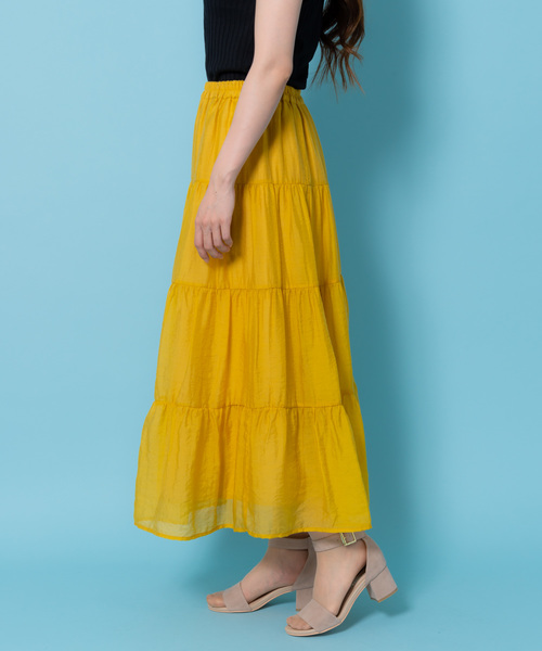 Rewde（ルゥデ）の「4段ﾃｨｱｰﾄﾞｽｶｰﾄ（9R10-05112）（スカート）」 - WEAR