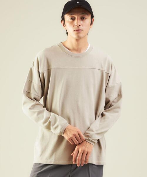 green label relaxing（グリーンレーベルリラクシング）の「＜GLR/ lab＞フットボール TEE 長袖 カットソー（T ...