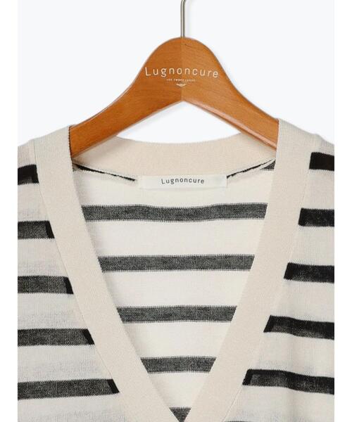 Lugnoncure（ルノンキュール）の「【接触冷感】シアーVネックカーディガン（カーディガン/ボレロ）」 - WEAR