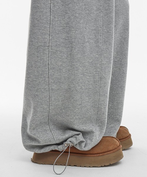 BLACKUP（ブラックアップ）の「[B-BASIC] エアスウェットワイド2WAYバンディングパンツ（スウェットパンツ）」 - WEAR