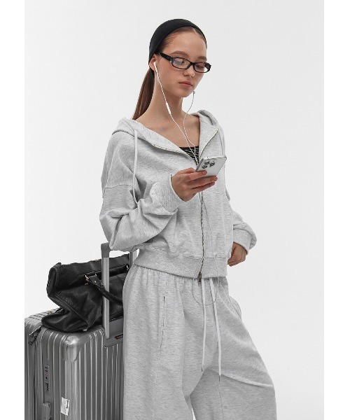 BLACKUP（ブラックアップ）の「[B-BASIC] エアスウェットワイド2WAYバンディングパンツ（スウェットパンツ）」 - WEAR