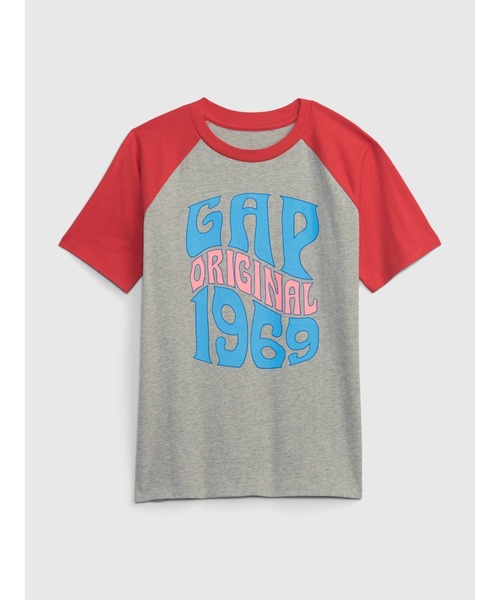 GAP（ギャップ）の「Gap1969ロゴ ラグランtシャツ (キッズ)（Tシャツ/カットソー）」 - WEAR