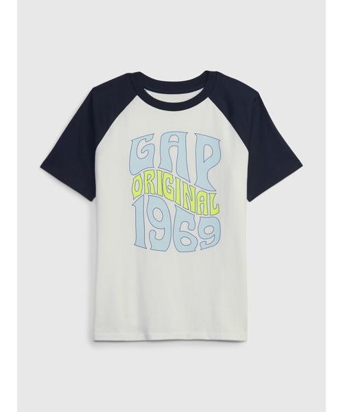 GAP（ギャップ）の「Gap1969ロゴ ラグランtシャツ (キッズ)（Tシャツ/カットソー）」 - WEAR