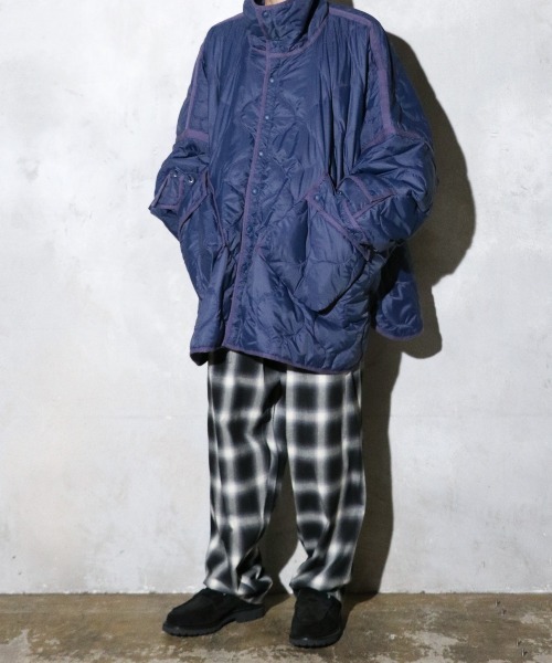 PHINGERIN（フィンガリン）の「PHINGERIN / フィンガリン PICNIC COAT QUILT ピクニックコート キルティング ポンチョ 2WAY（ダウンジャケット/コート ...