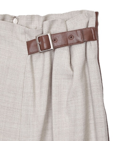 AMERI（アメリ）の「UNDRESSED SYNTHETIC LEATHER LINE PANTS（その他パンツ）」 - WEAR