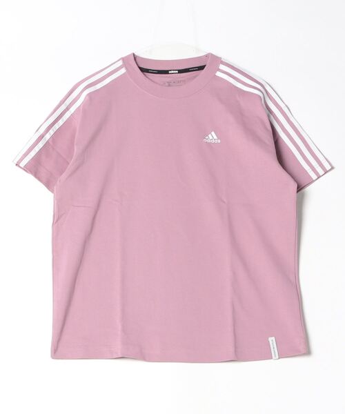 adidas（アディダス）の「アディダス adidas W ESS+ 3ST Tシャツ（Tシャツ/カットソー）」 - WEAR