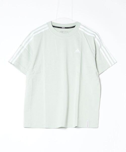 adidas（アディダス）の「アディダス adidas W ESS+ 3ST Tシャツ（Tシャツ/カットソー）」 - WEAR