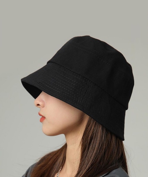 M2SUQARED（エムツースクエア）の「【M2SUQARED/エムツースクエア】ベーシック キャンバス コットン バケットハット（ハット）」 - WEAR