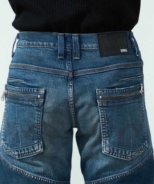 EDWIN（エドウィン）の「EDWIN エドウィン DISRUPTION ジッパールーズ ジーンズ デニムパンツ（デニムパンツ）」 - WEAR