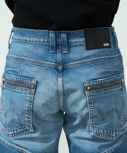 EDWIN（エドウィン）の「EDWIN エドウィン DISRUPTION ジッパールーズ ジーンズ デニムパンツ（デニムパンツ）」 - WEAR