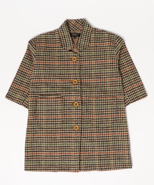 Granny Branket（グラニーブランケット）の「マイチェックコート（100～140cm）（その他アウター）」 - WEAR