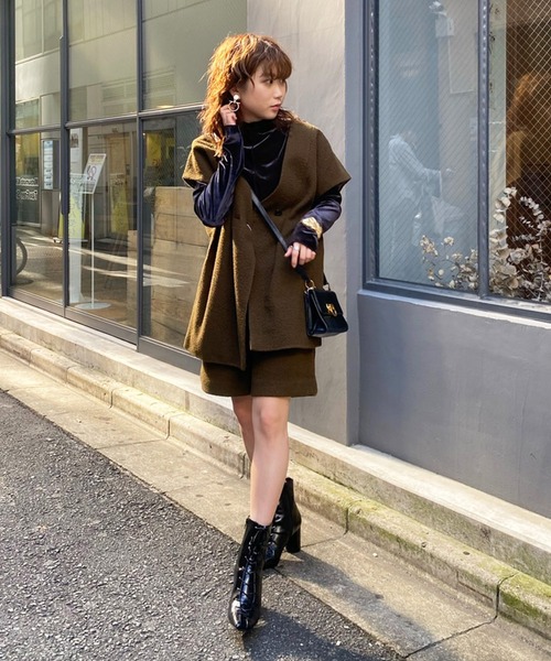 AMERI（アメリ）の「NAPPING HALF PANTS（その他パンツ）」 - WEAR