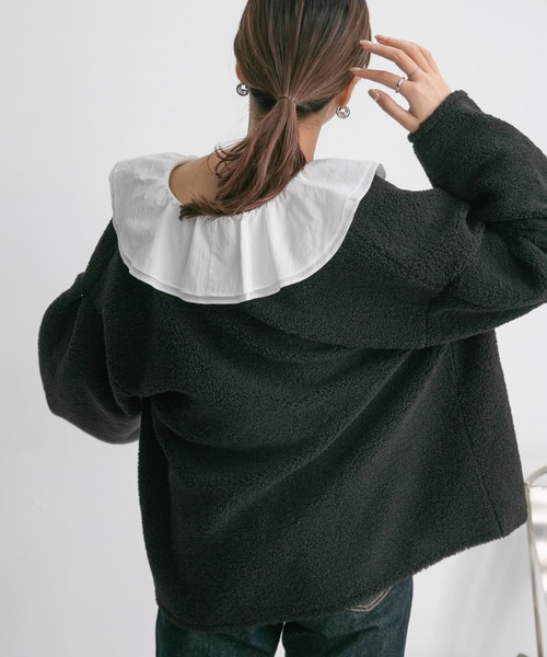 KBF（ケイビーエフ）の「前後2WAYボアトップス（Tシャツ/カットソー）」 - WEAR