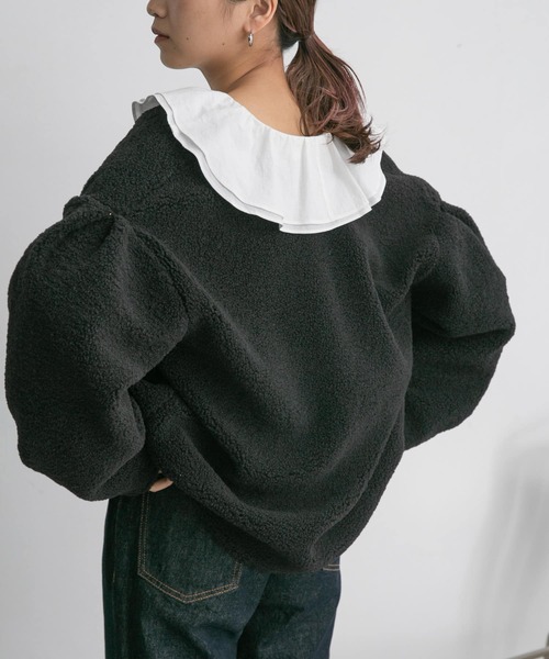 KBF（ケイビーエフ）の「前後2WAYボアトップス（Tシャツ/カットソー）」 - WEAR