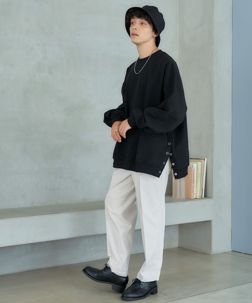 RAGEBLUE（レイジブルー）の「【WEB限定】オーバーサイズ/ヘビーウェイト/サイドスリットスウェットクルー（スウェット）」 - WEAR